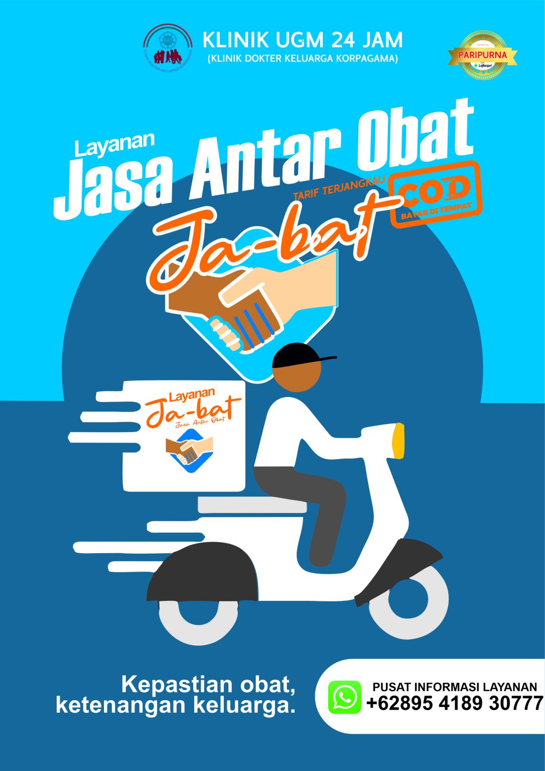 Peluncuran Layanan Jasa Antar Obat Ja Bat Di Klinik Ugm 24 Jam